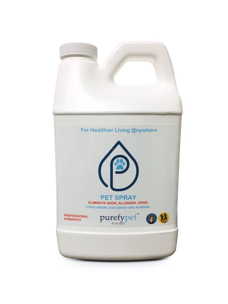 PUREFY Pet Spray (68oz Refill) Eliminate Pet Inanimate Allergens and ...