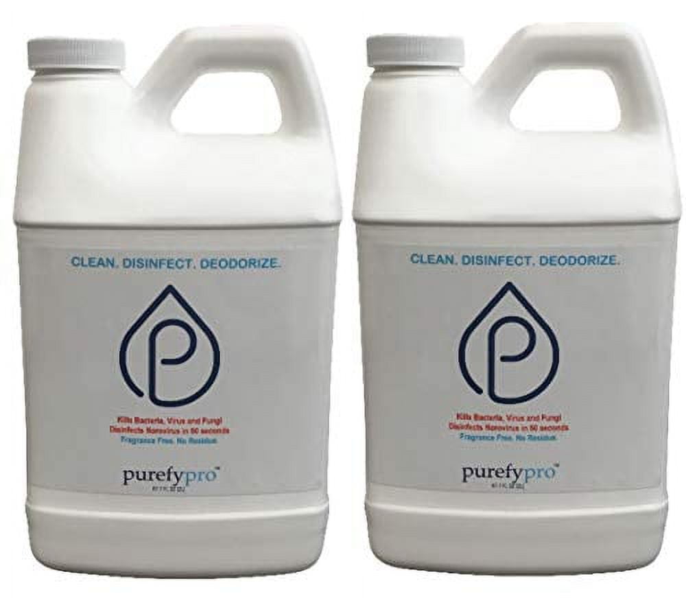 PUREFY Purefypro Disinfectant (68oz, 2pk) - Kills 99.9999% Viruses HIV ...