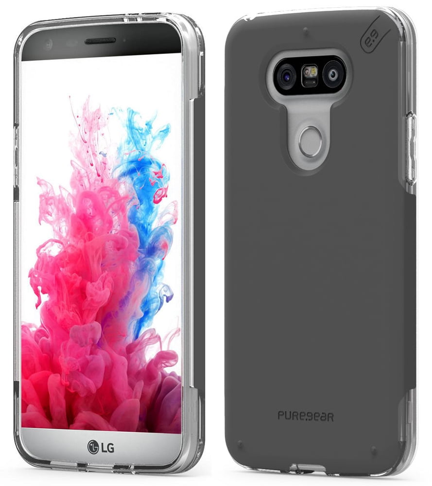 PUREGEAR DUALTEK PRO BLACK ANTI-SHOCK CASE COVER FOR LG G5 PHONE (LS992 ...