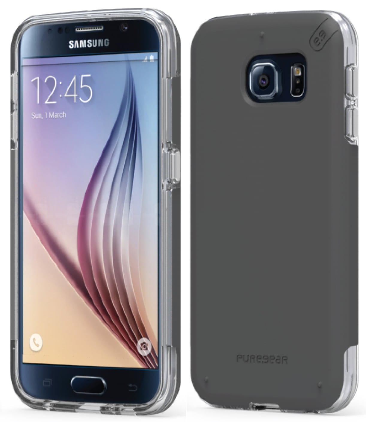 PUREGEAR DUALTEK PRO BLACK ANTI-SHOCK CASE COVER FOR SAMSUNG GALAXY S6 ...