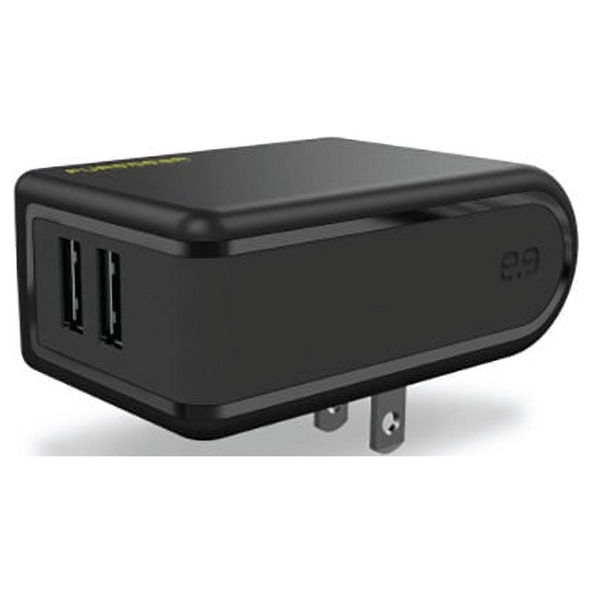 PUREGEAR TRAVEL CHARGER DUAL USB 4.8 A (NO CABLE) - BLACK - Walmart.com