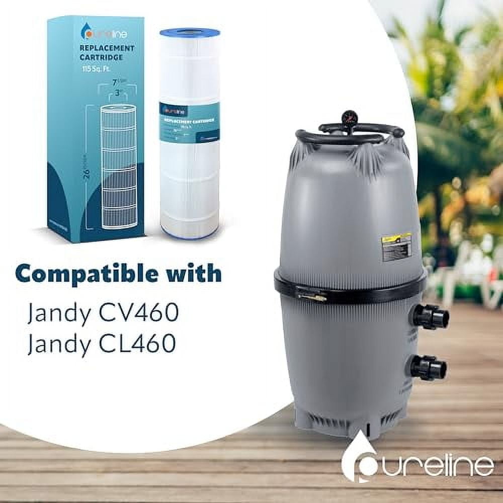 PURELINE 115 Sq Ft Swimming Replacement Pool Cartridge Filter ...