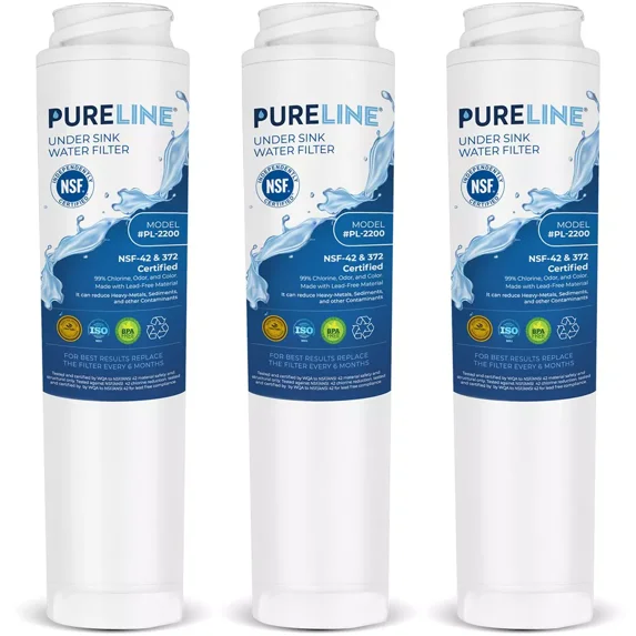 Free Shipping! PURELINE GE FQROPF and FQSLF Under Sink Water Filter ...