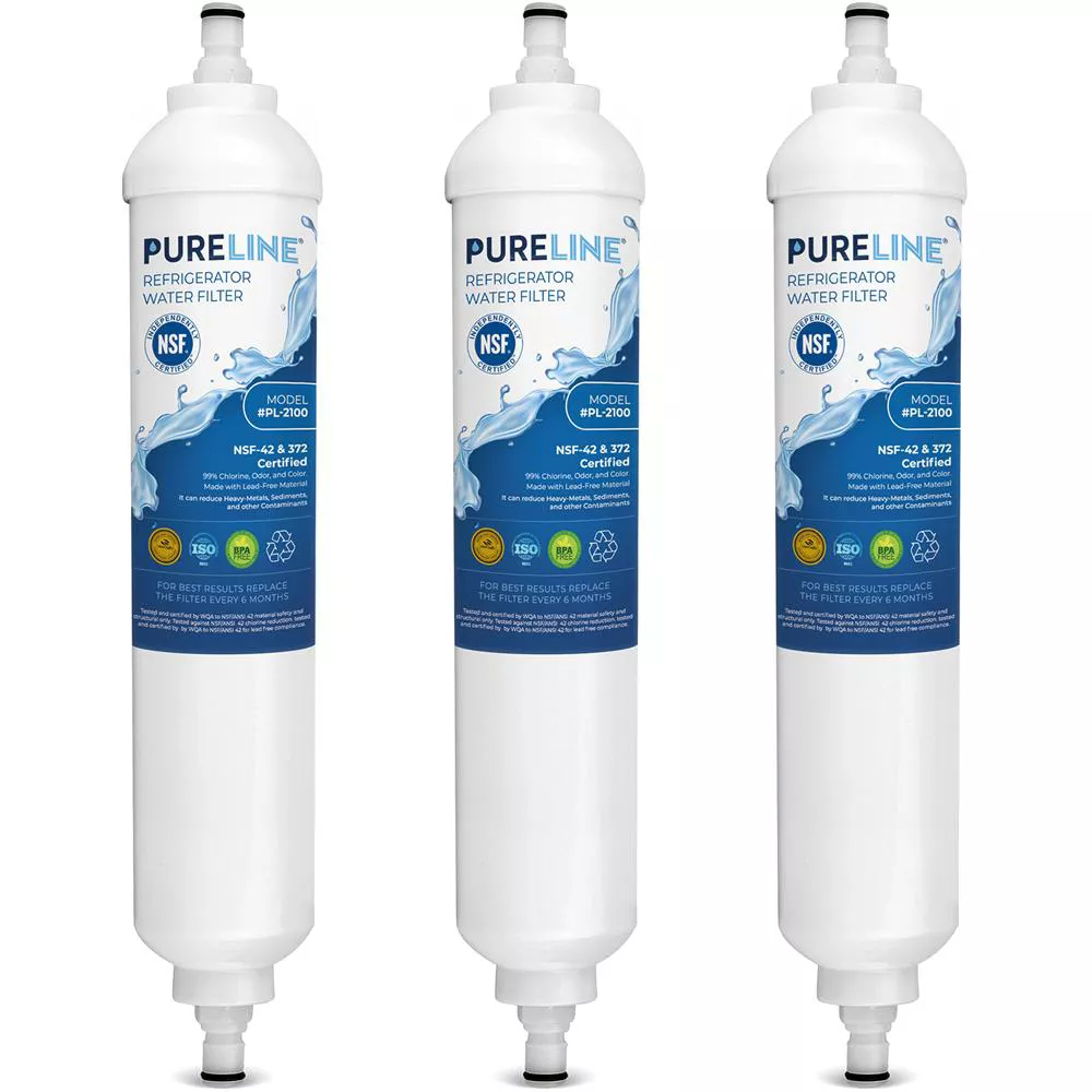 PURELINE GXRTQR Inline Water Filter Replacement Compatible with GE ...