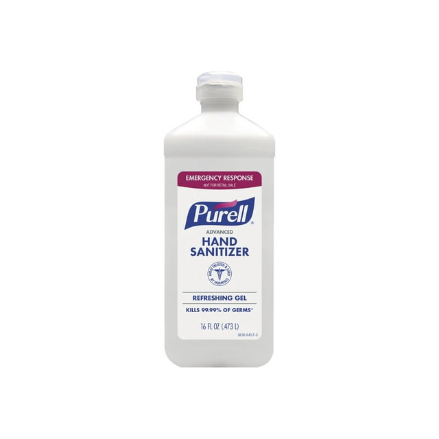 PURELL Advanced Instant Hand Sanitizer 16 oz Pump Bottle 12/Pack (9636 ...