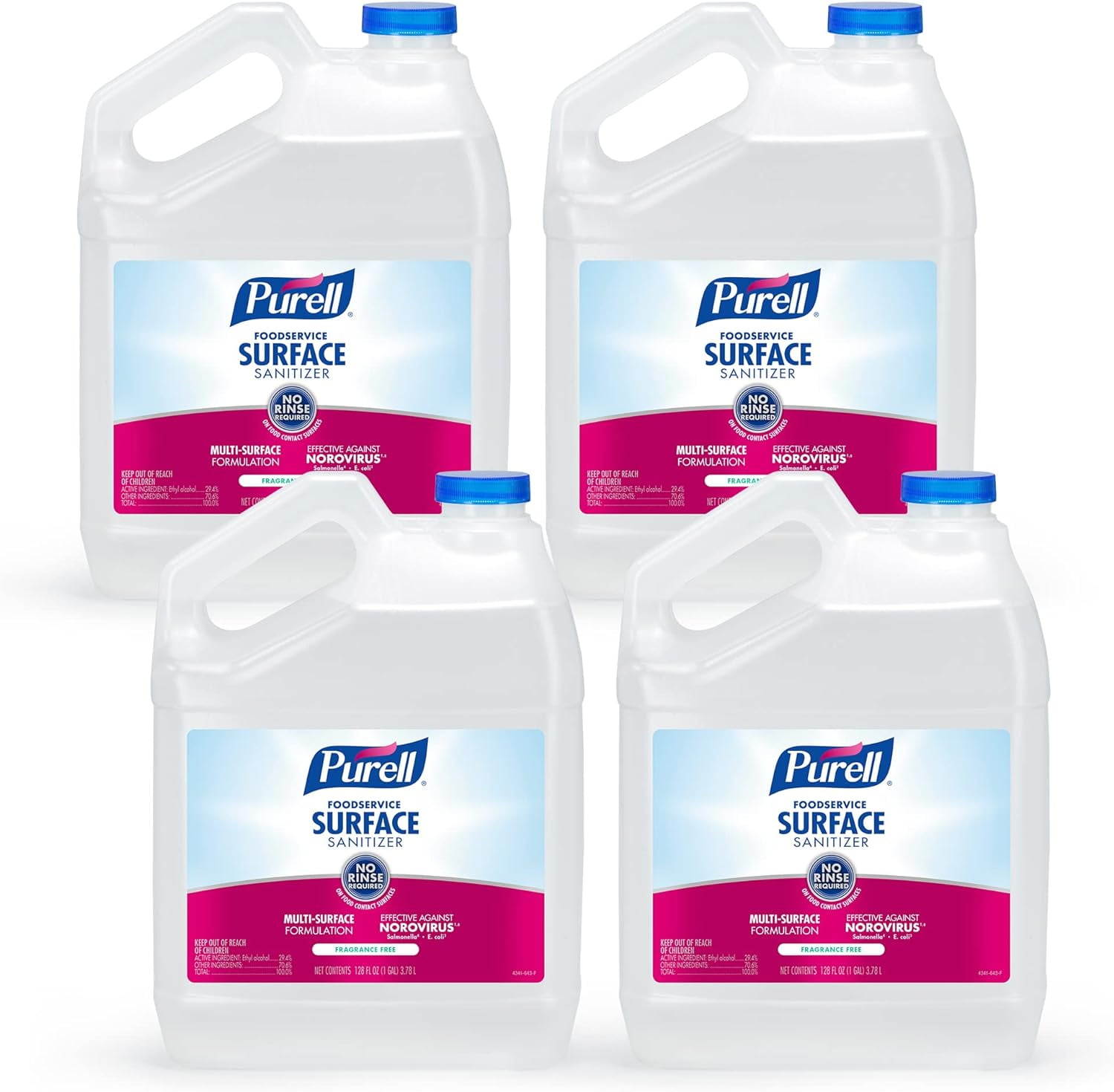 Purell Foodservice Surface Sanitizer, Fragrance Free, 1 Gallon Surface ...