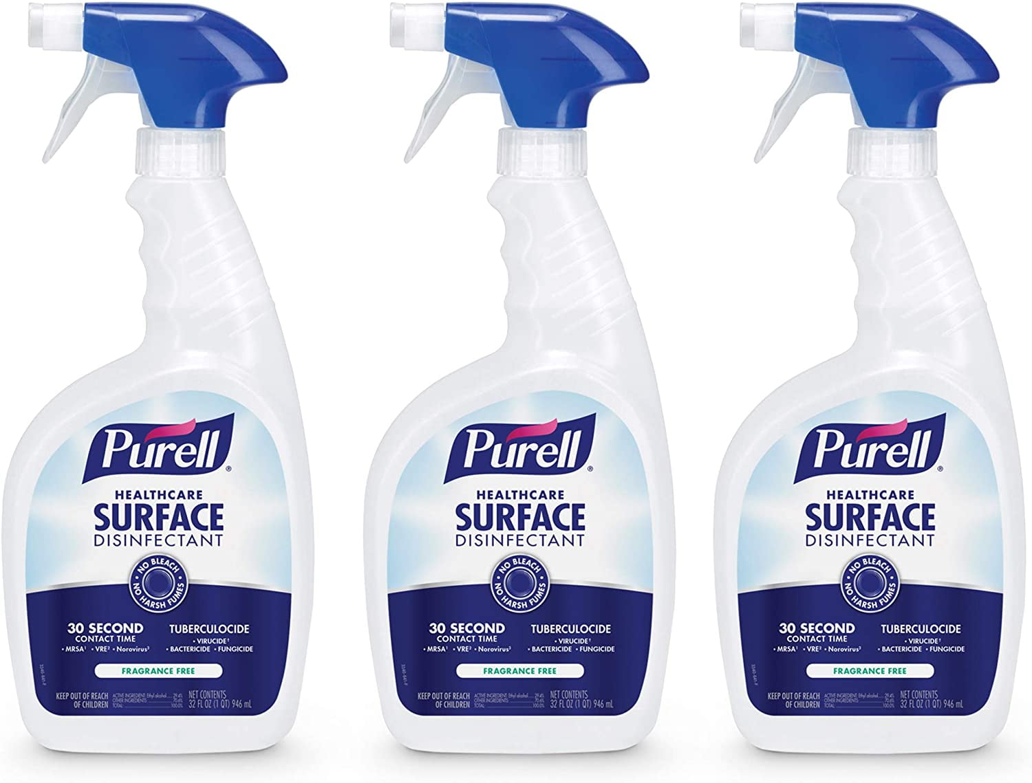 PURELL Healthcare Surface Disinfectant Spray, Fragrance Free, 32 fl oz ...