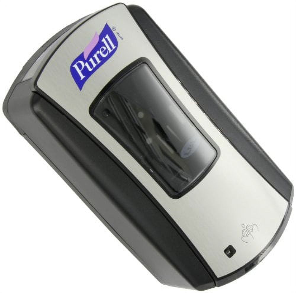 PURELL LTX-12 Touch-Free Hand Sanitizer Dispenser, Chrome/Black Finish ...