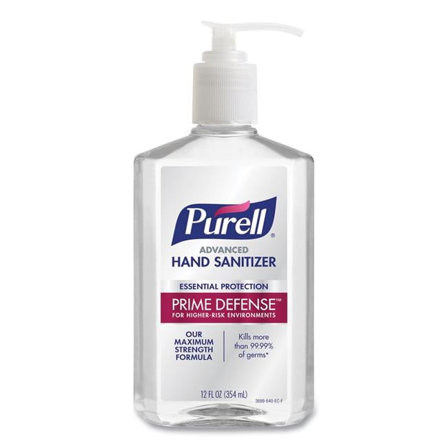 PURELL PRIME DEFENSE™ Advanced Hand sanitze, 12 fl oz Pump Bottle ...