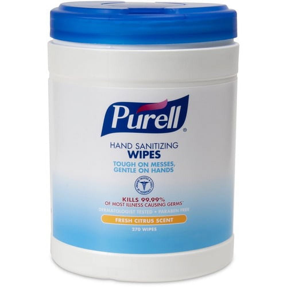 PURELL® Sanitizing Wipes - White - Lint-free - 270 / Each | Bundle of ...