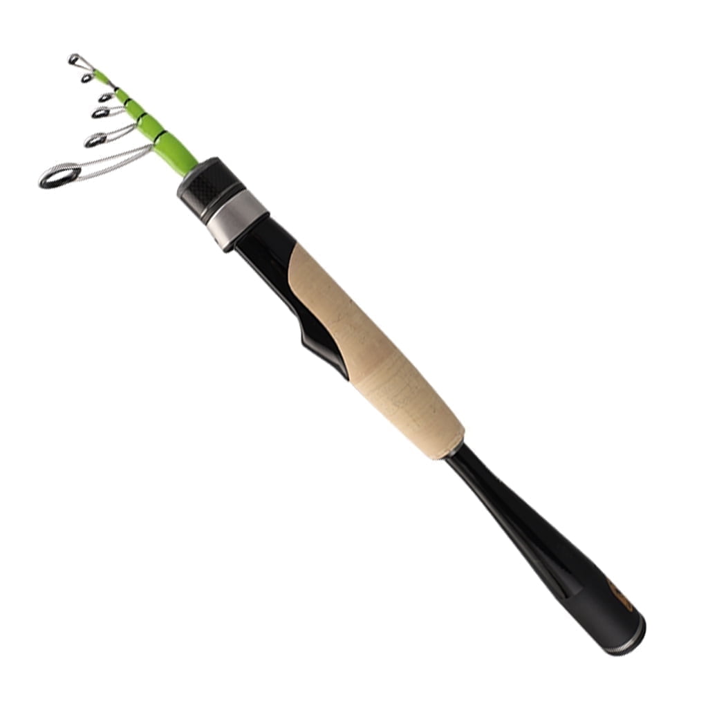 PURELURE Telescopic Rod 5'1'' Spinning Rod Solid Tip FUJI A Ring ...