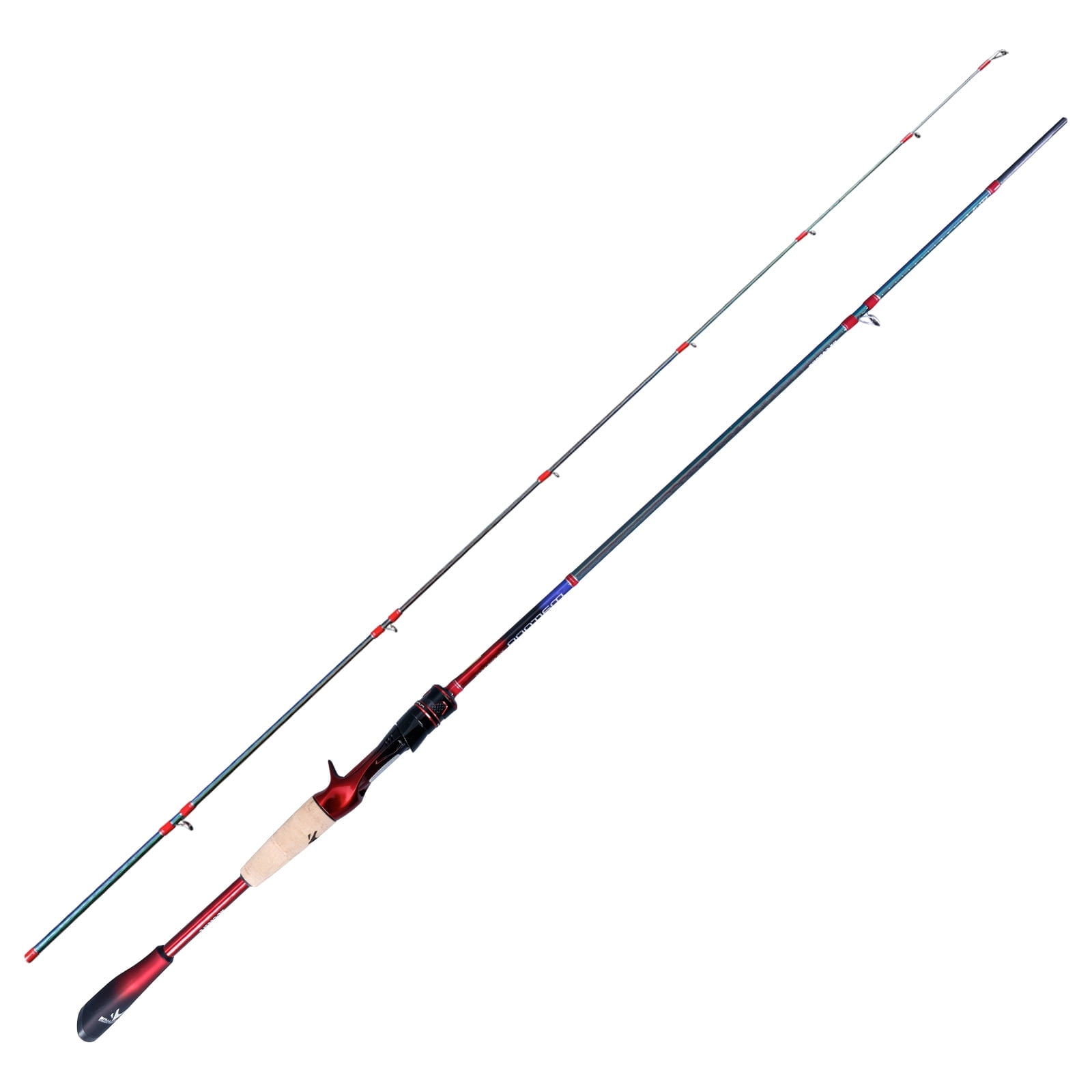 PURELURE Marrone Fishing Rod - Baitcaster Rod - 6'6'' - Medium Light ...