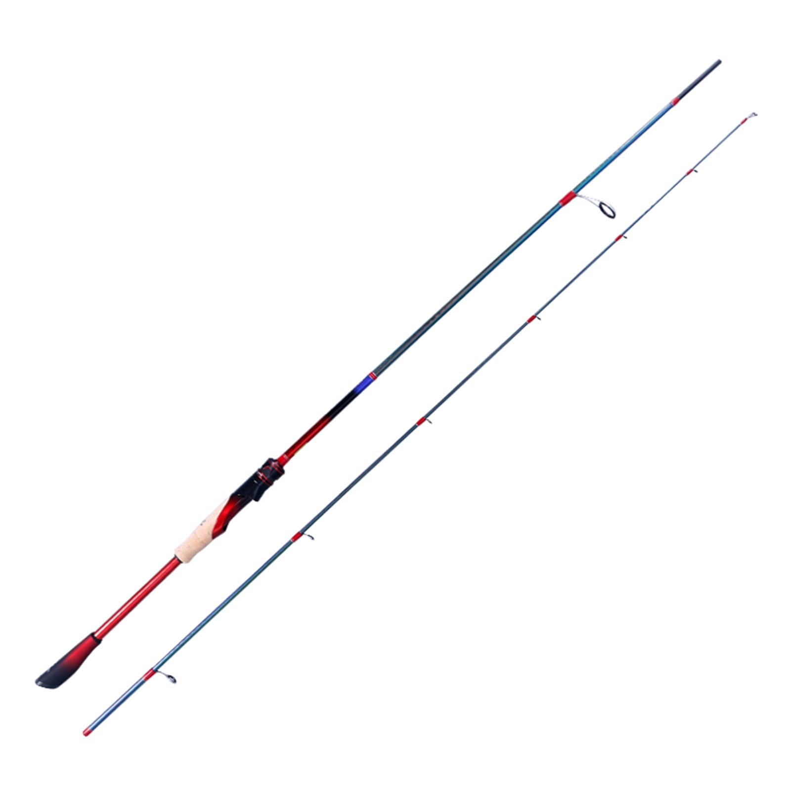 PURELURE Spinning Rod and Casting Rod Combo High Carbon Universal Long ...