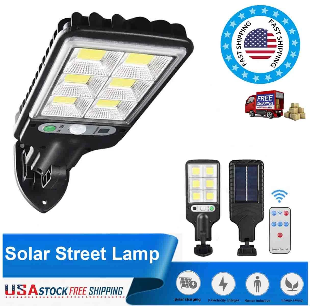 PURELY- 72Cob Outdoor Solar Street Wall Light Pir Motion Sensor Led ...