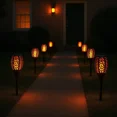 PURELY- Solar Torch Light Led Flame Lamp Flickering Waterproof Garden ...