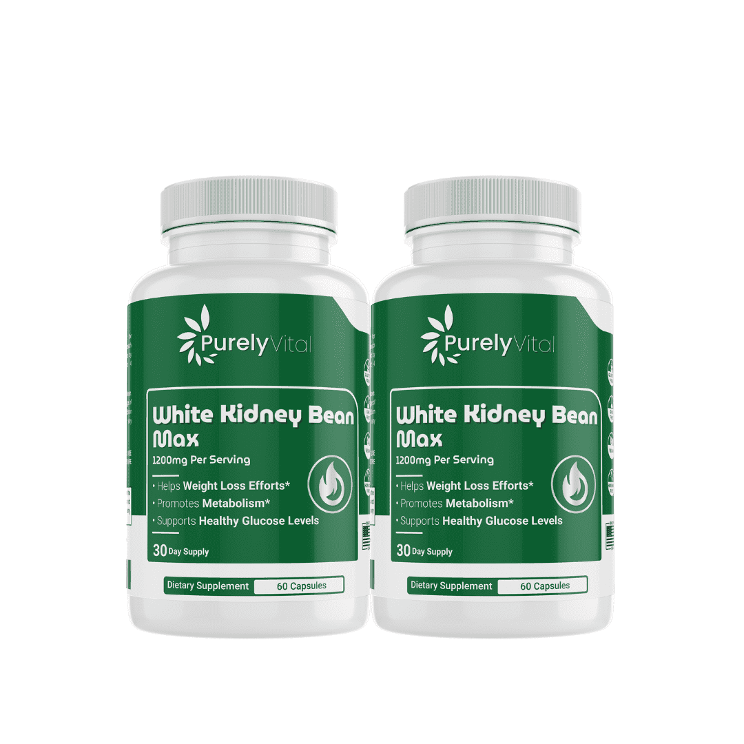 Purely Vital White Kidney Bean Max Dietary Supplement, 120 Count ...