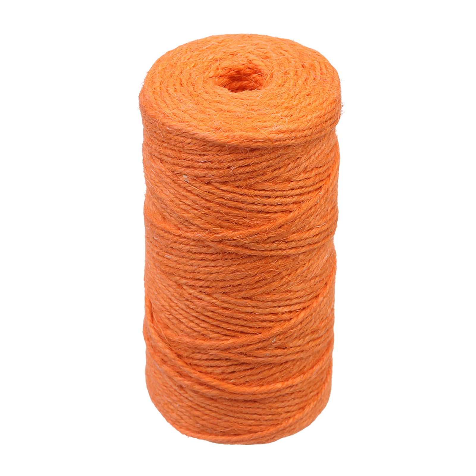 PUREOY 100M/Roll 2MM Jute Twine 3 Ply Natural Cuttable Gift Wrapping ...