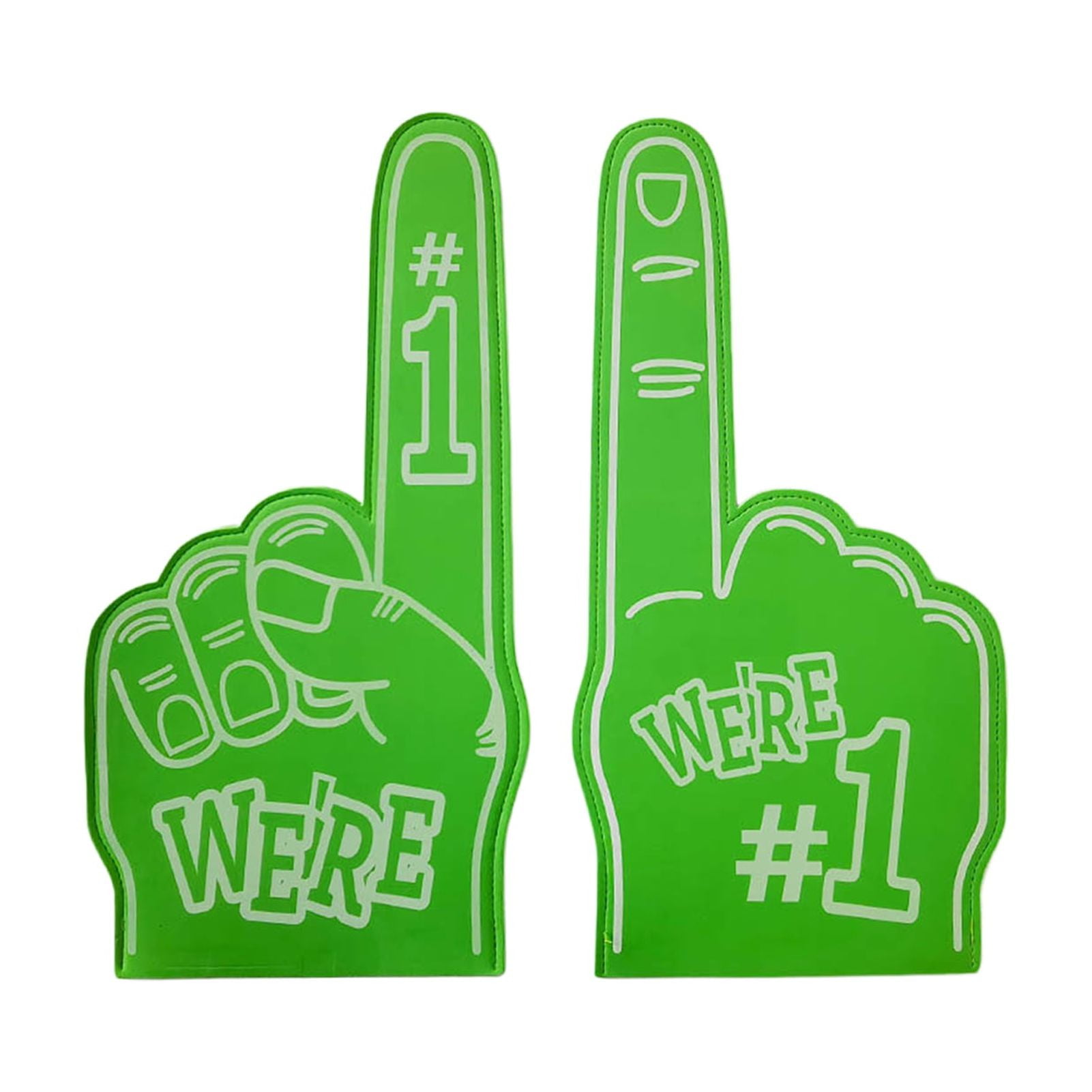 PUREOY 2Pcs Cheer Props Number 1 Sports Finger Cheer Props Victory Game ...