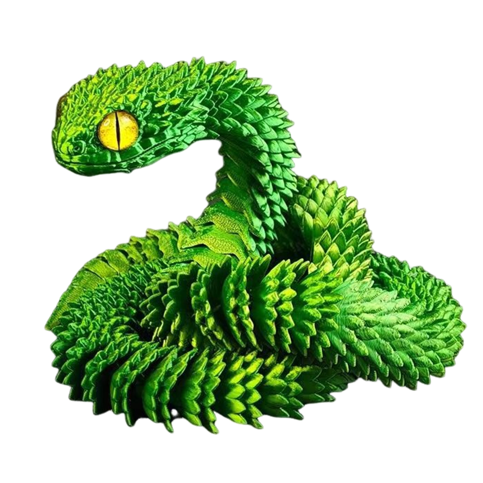 PUREOY 3D Printed Snake Toy Articulated Snake Ornament Collectible ...