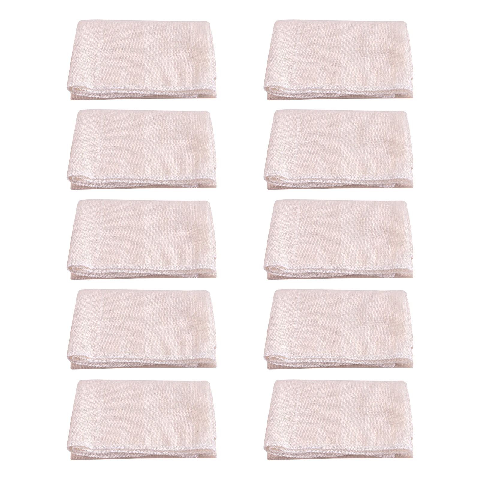 PUREOY 5/10Pcs Steamed Cloth for Straining Ultra-fine Weaved Muslin ...