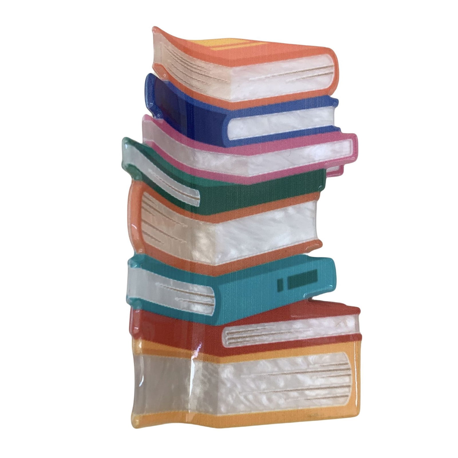 PUREOY Book Hair Clips Back to School Hair Accessories Acrylic Book ...