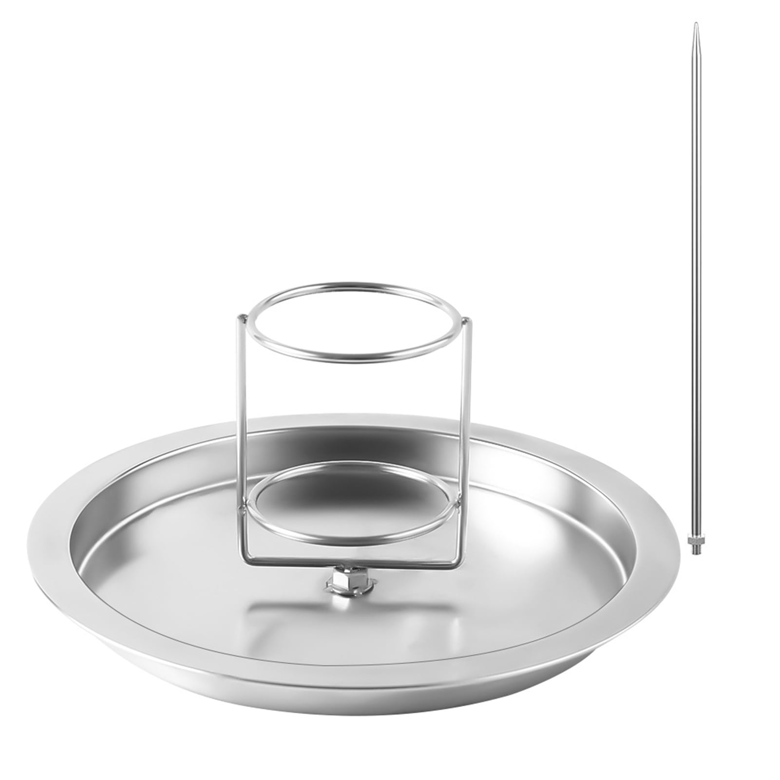 PUREOY Chicken Leg Wing Rack with Drip Tray Stainless Steel Chicken ...