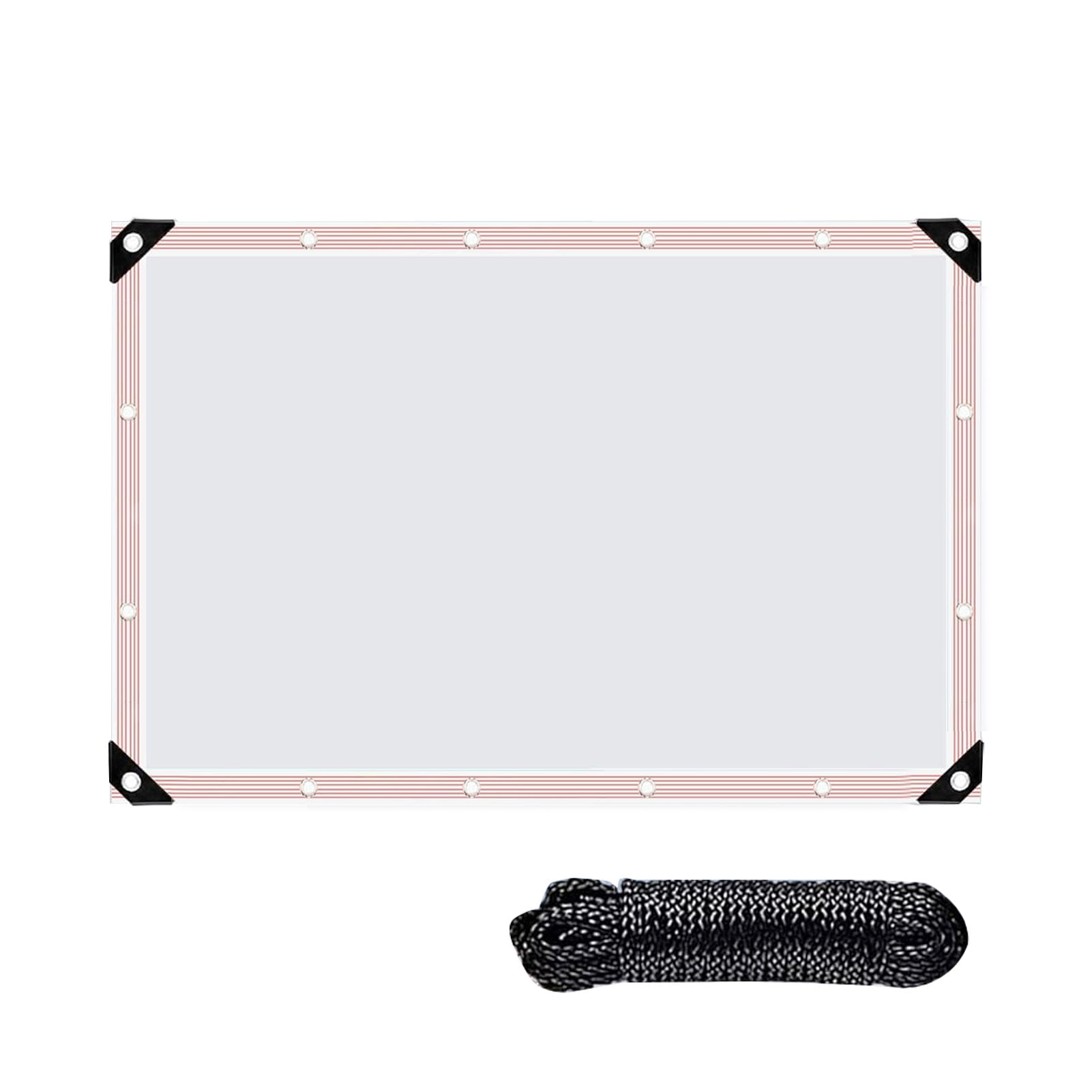 PUREOY Clear Tarpaulin Waterproof Garden Tarp Outdoor Rainproof ...