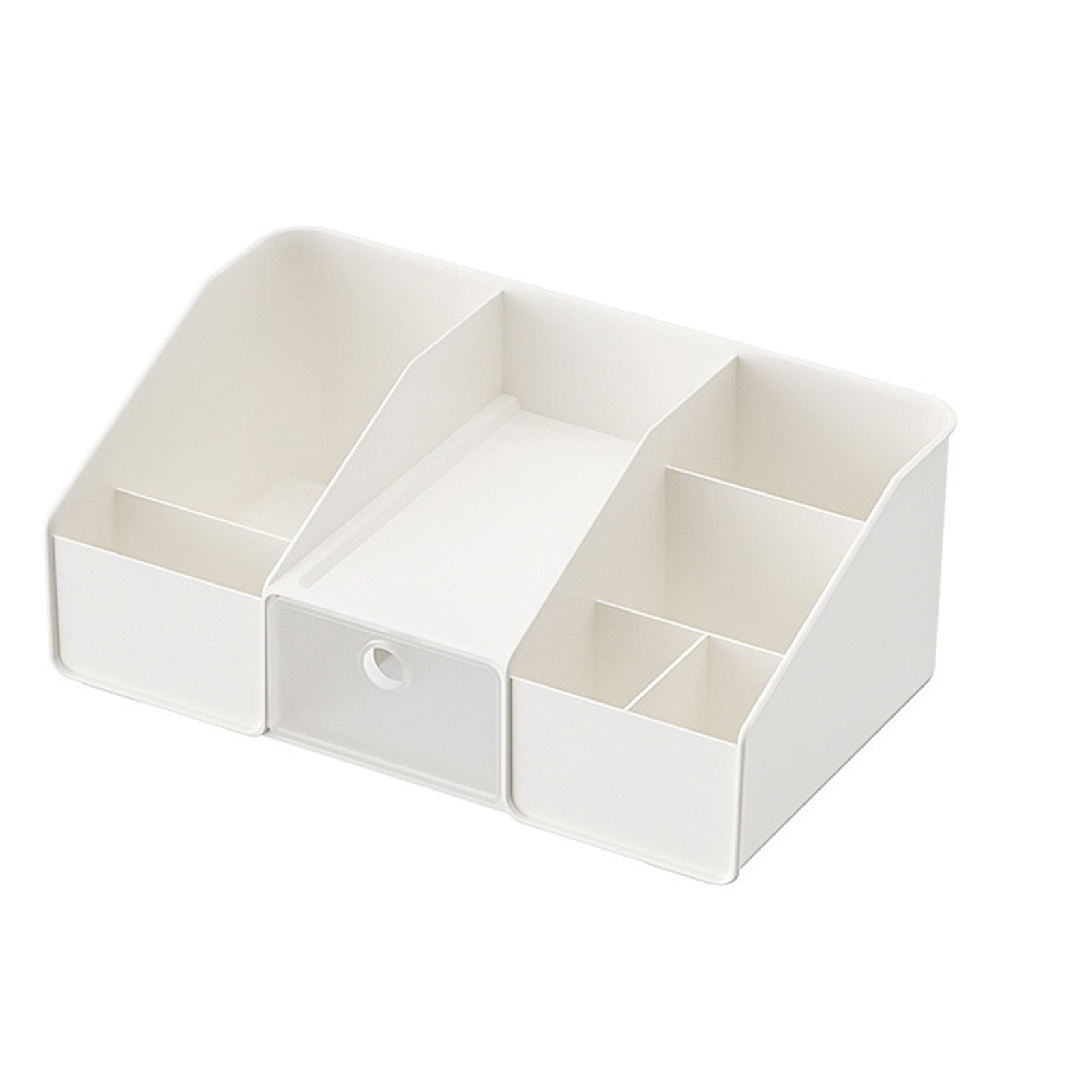 PUREOY Cosmetic Storage Box Versatile Pen Holder Eight Compartment ...