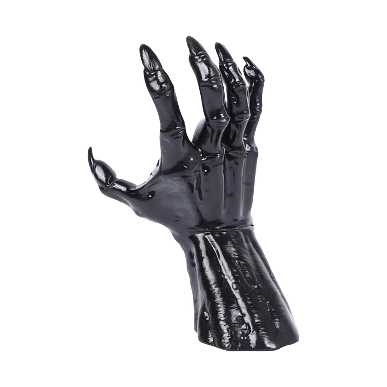 PUREOY Demon Hand Statue Halloween Black Demon Hands Sculpture Wall ...