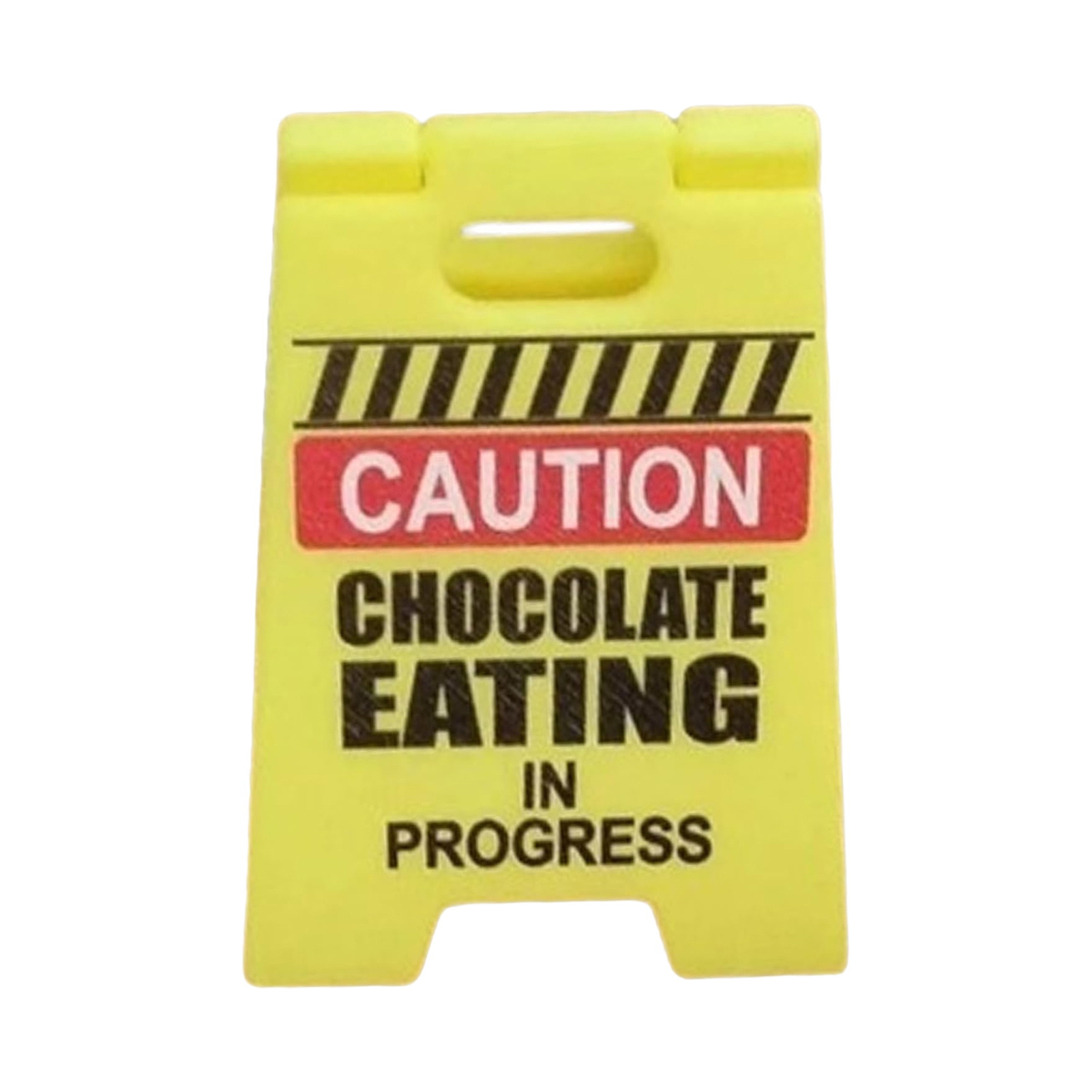 PUREOY Desk Hazard Caution Sign 3D Printed Caution Sign Mini Hazard ...