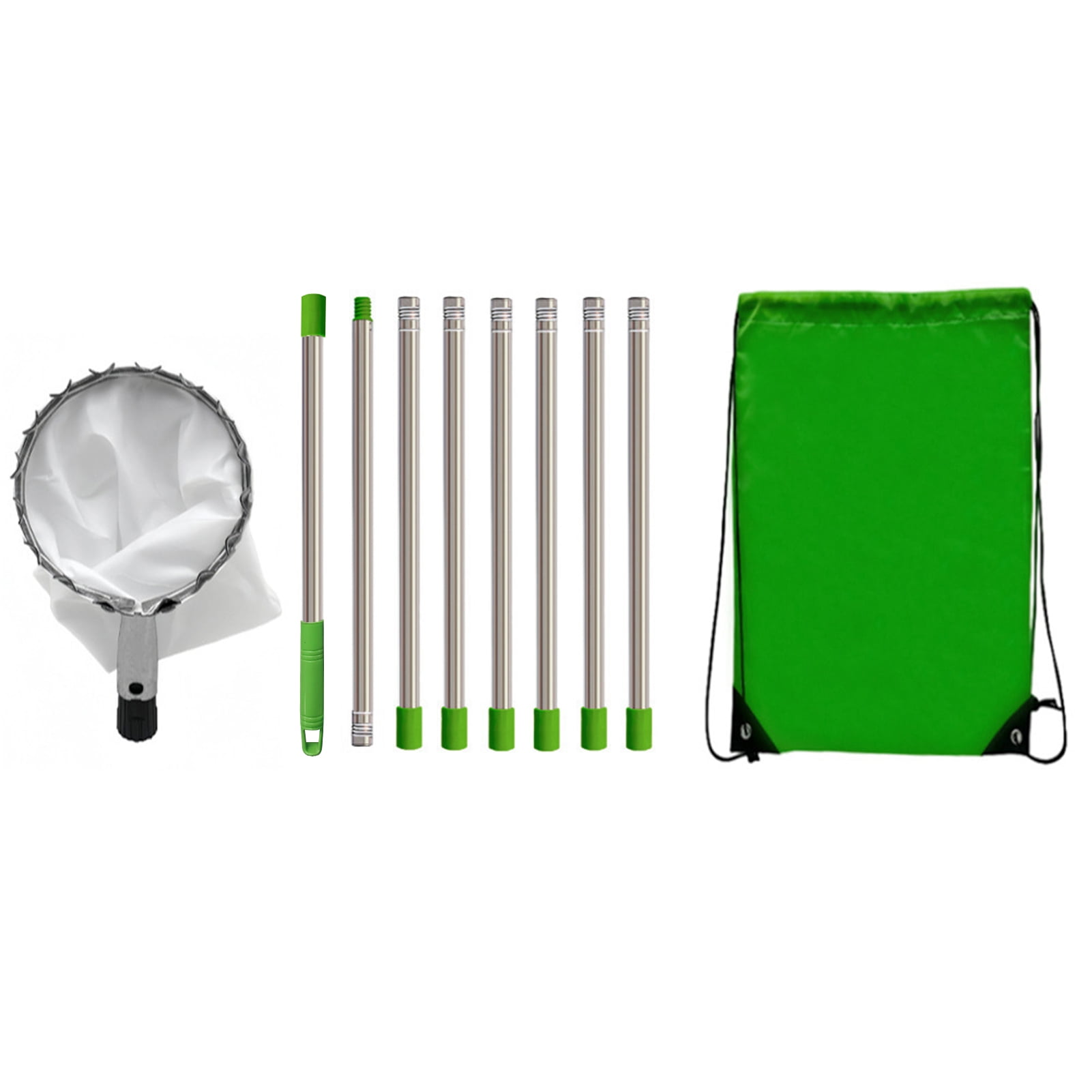 PUREOY Fruit Picker Pole with Storage Bag Fruit Grabber Home Gardening Orchard Tool for Pear ...