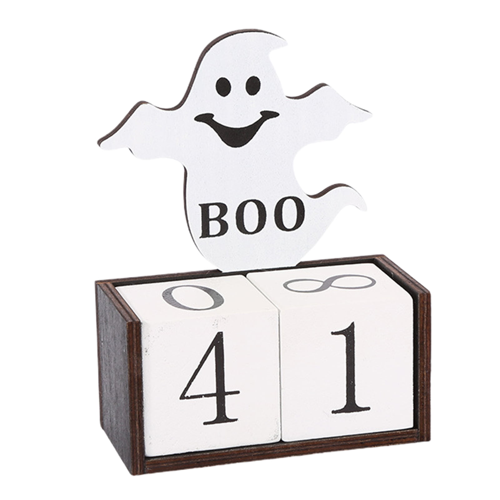 PUREOY Halloween Wooden Countdown Calendar Halloween Advent Calendar ...