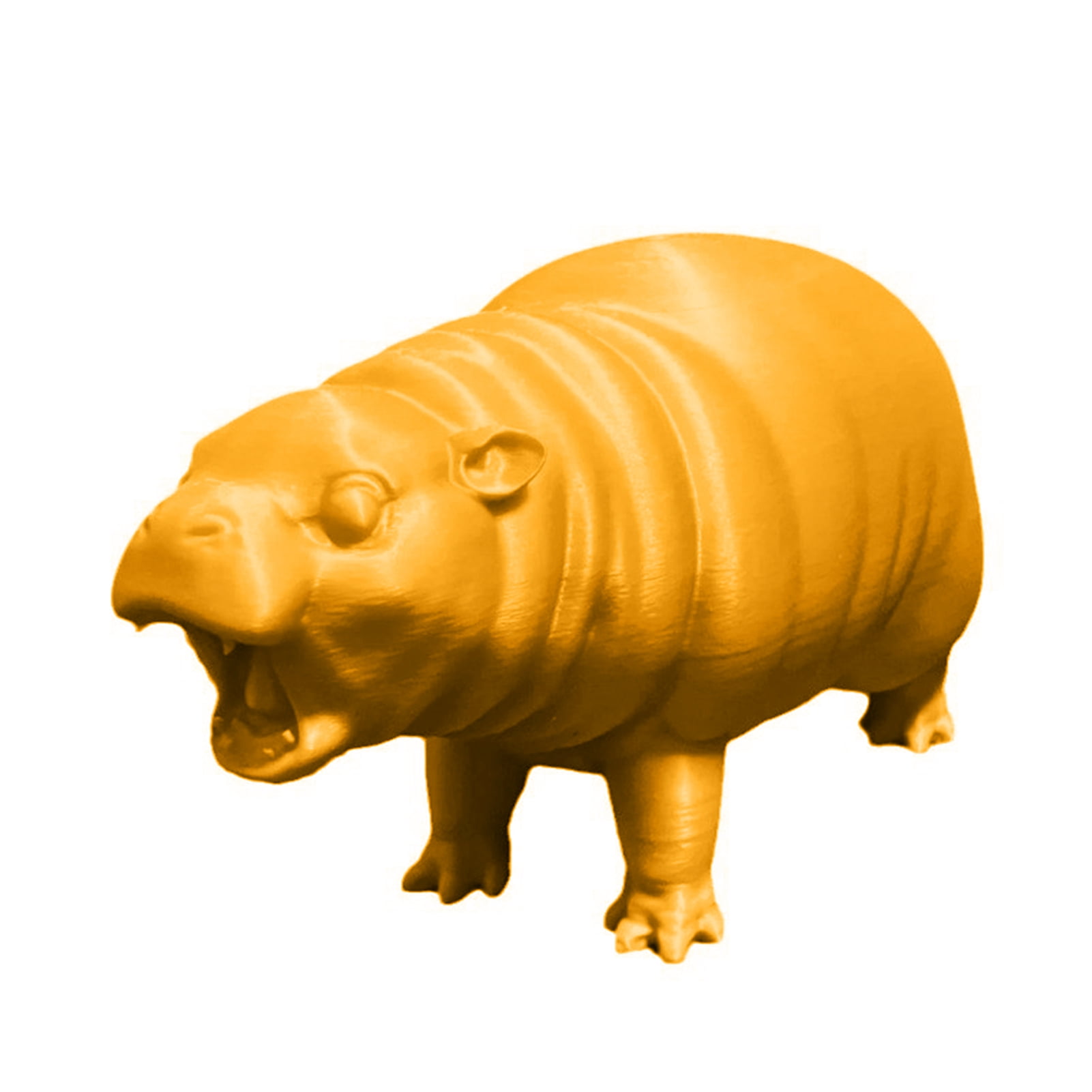 PUREOY Hippo Statue Realistic Looking Exquisite Details Portable ...