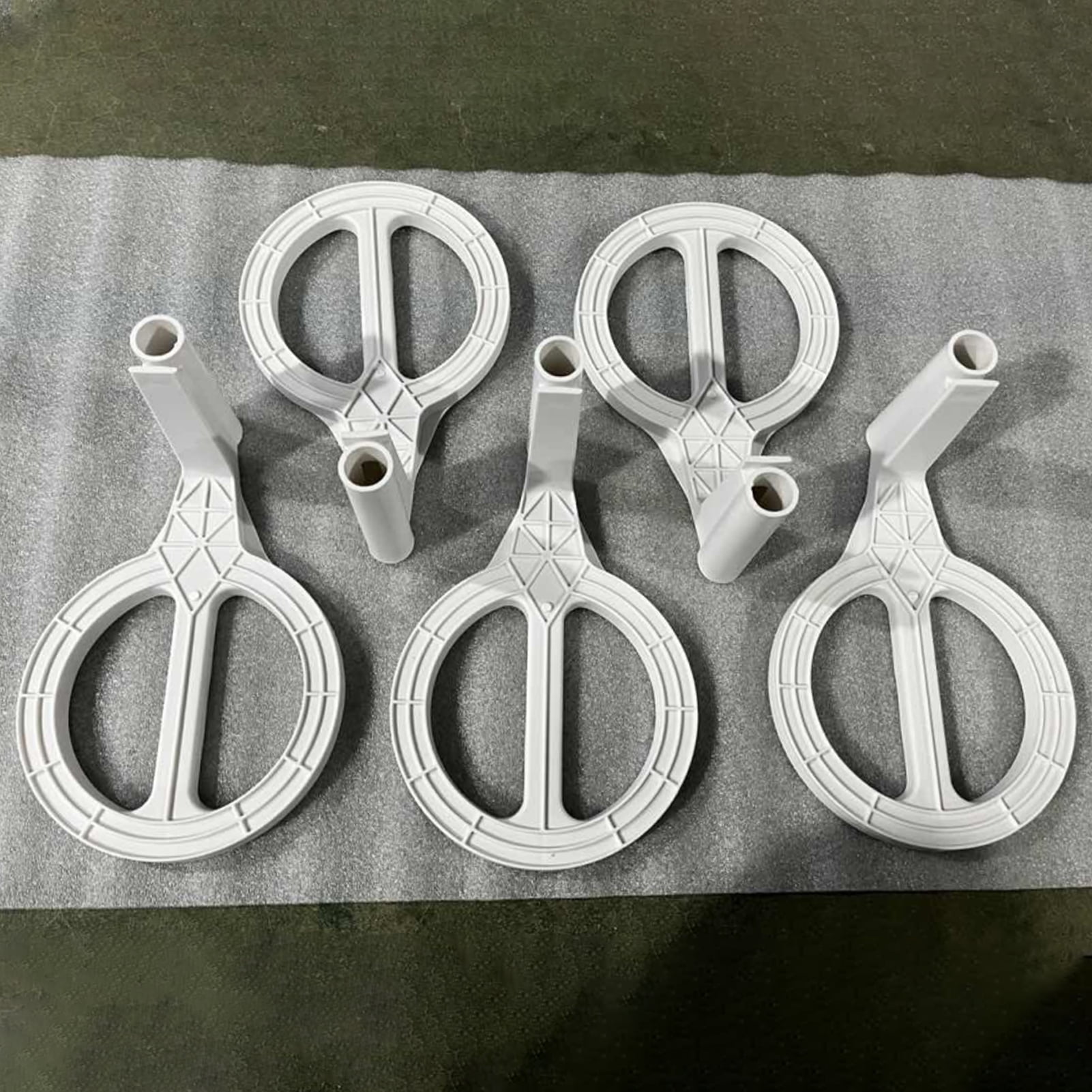 PUREOY Kitchen Storage Cart, 5 Tier Circular Rotating Basket, Large ...