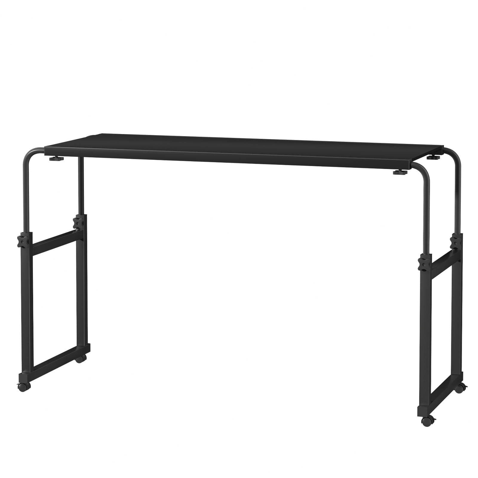 PUREOY Over Bed Table, Overbed Table with 360 Degree Wheels, Standing ...