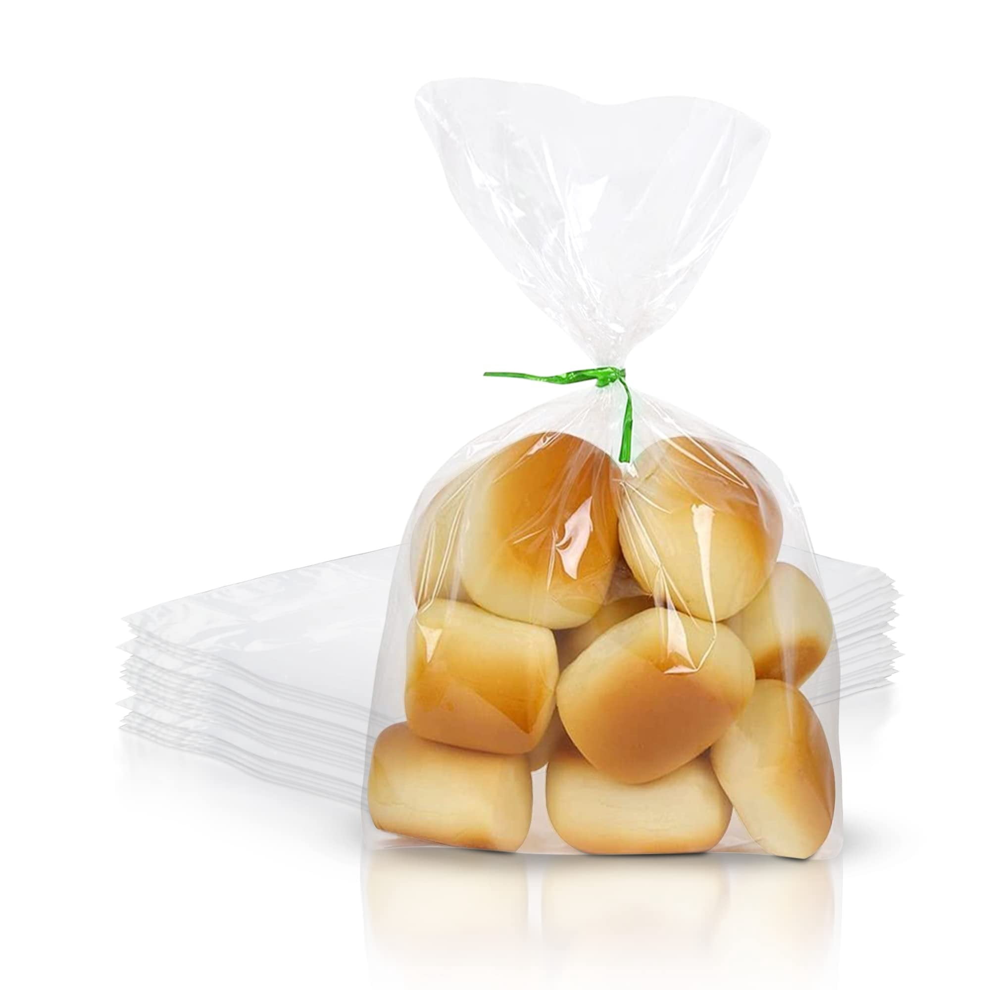 Clear Gusseted Plastic Bread Bags, 1 Mil PE Storage, 1000 Count, 6 x 3 ...