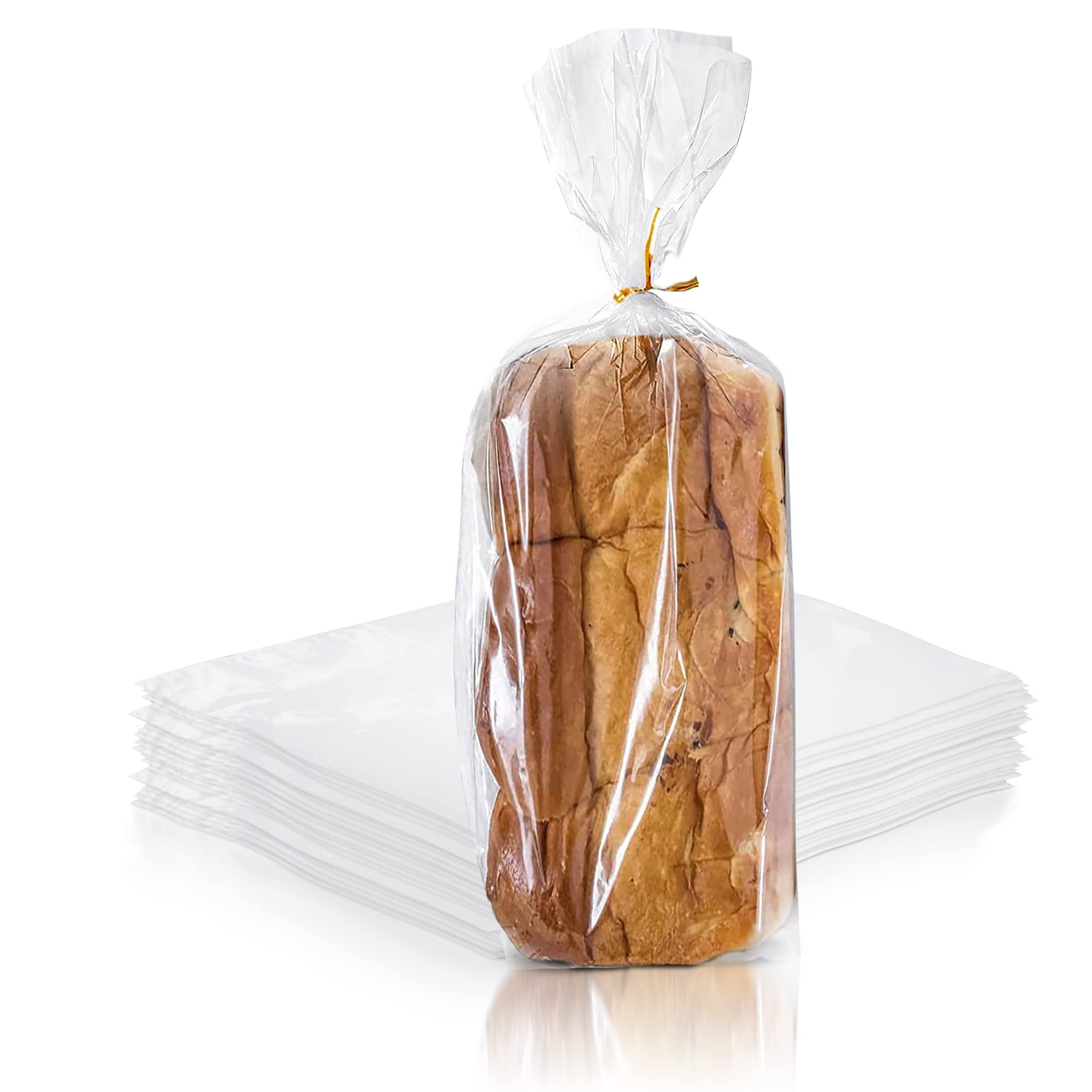 PUREVACY Poly Bakery Bread Bags 12 x 6 x 24. Pack of 1000 Jumbo Bread ...