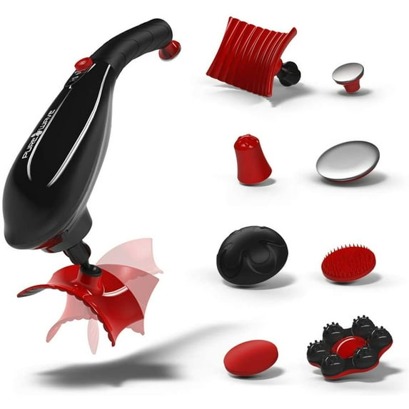 PUREWAVE™ CM-07 Dual Motor Percussion & Vibration Massager, 8 ...