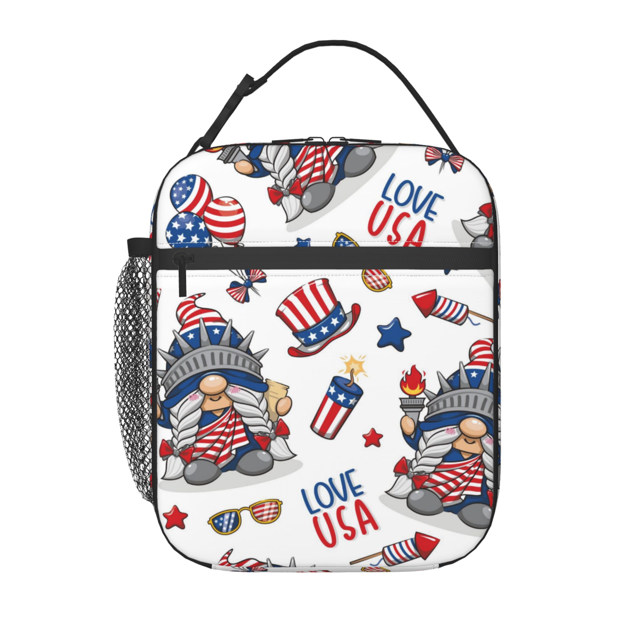 PUREYAH Insulated Lunch Bag with Strap, Reusable Work Thermal Cooler ...