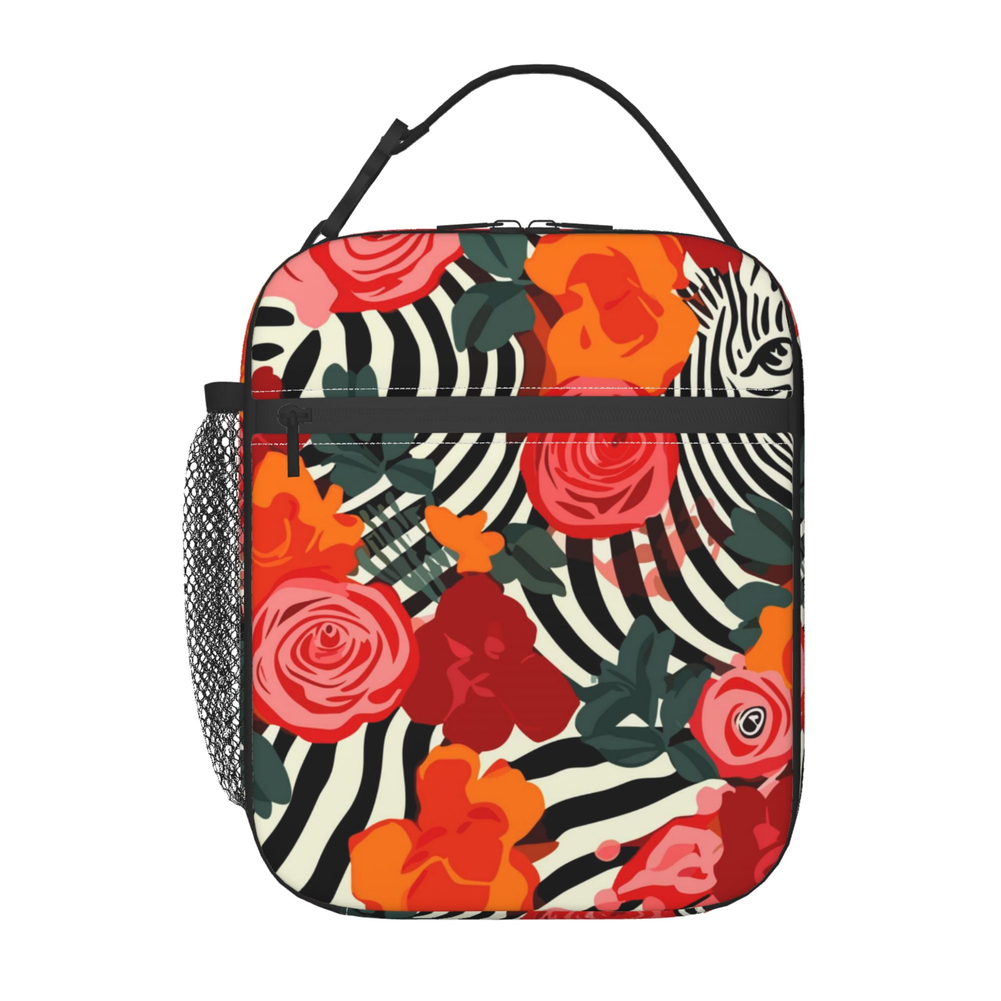 PUREYAH Insulated Lunch Bag with Strap, Reusable Work Thermal Cooler ...