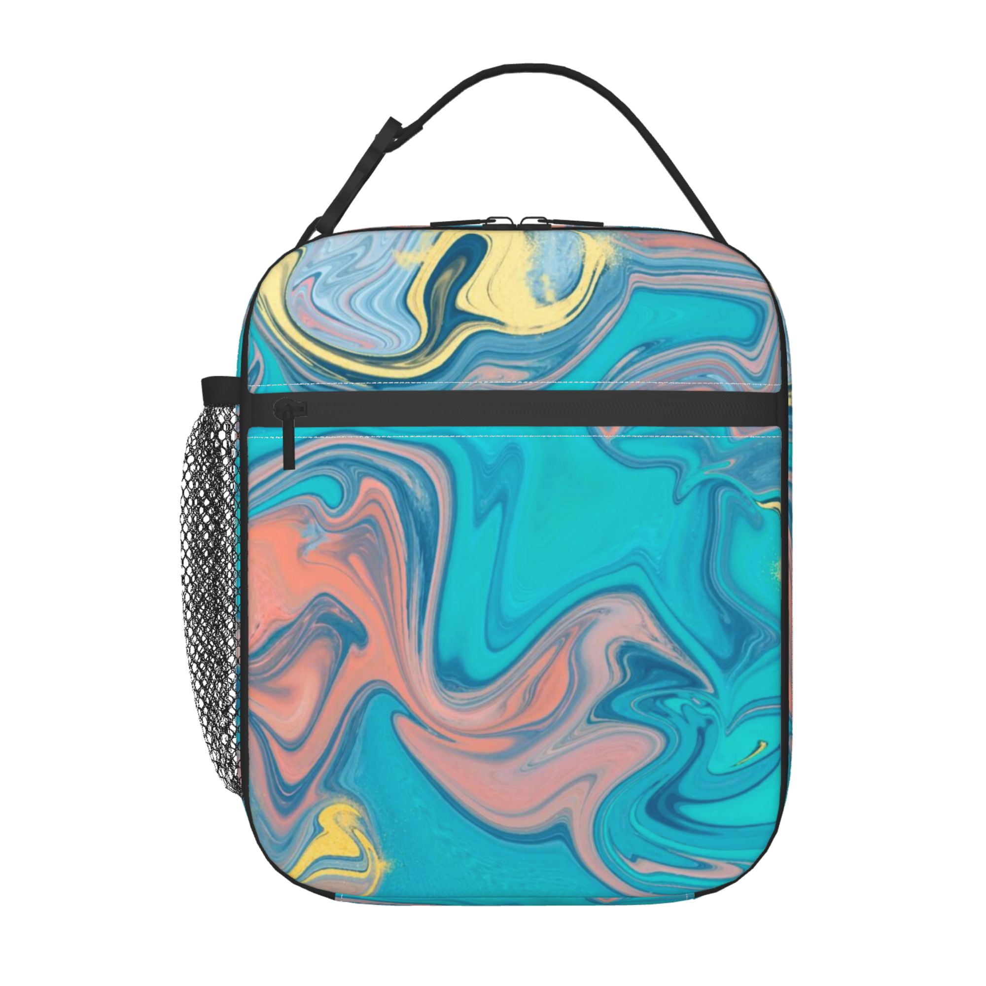 PUREYAH Insulated Lunch Bag with Strap, Reusable Work Thermal Cooler ...