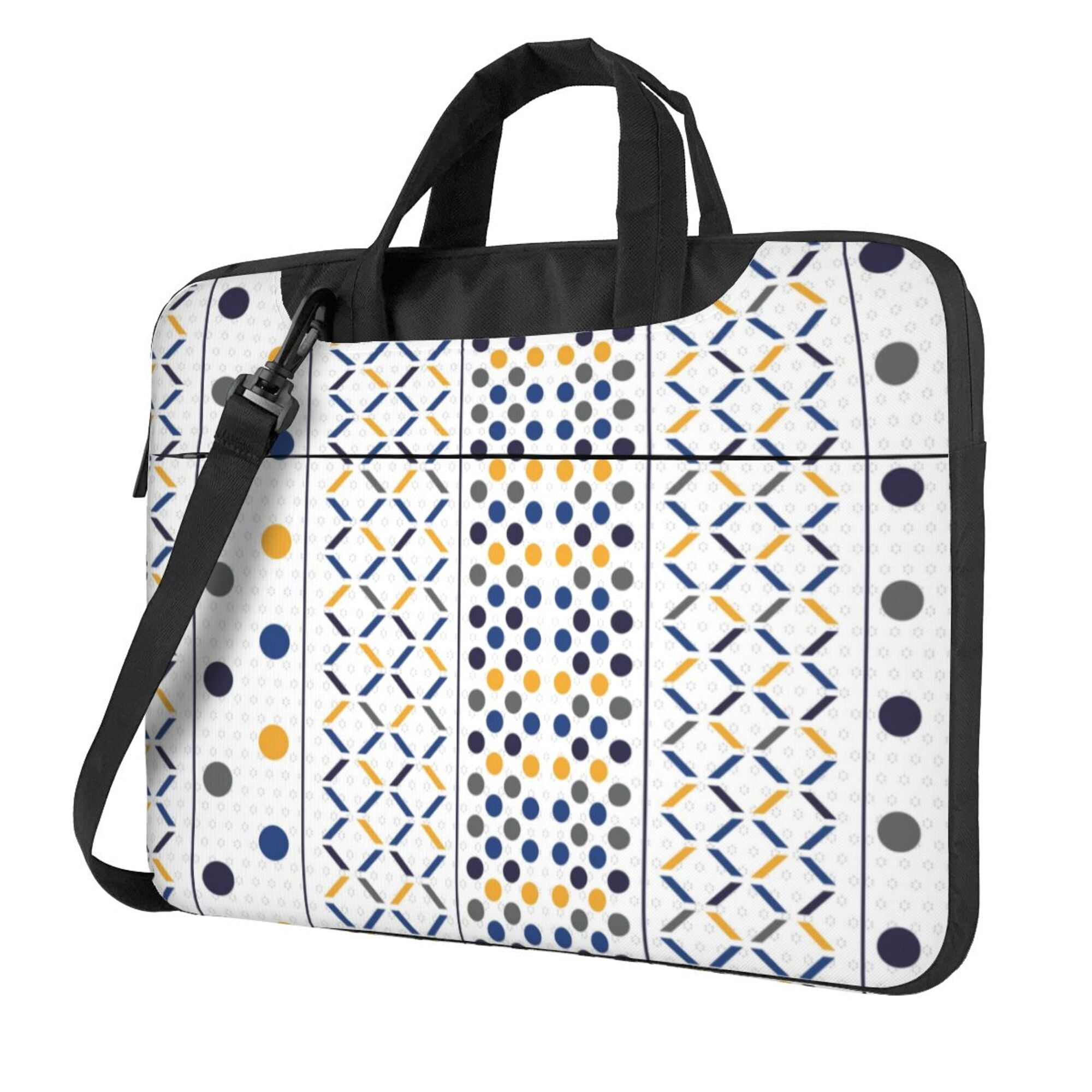 PUREYAH Laptop Case Bag with Compartments for Women, Aztec Stripe ...
