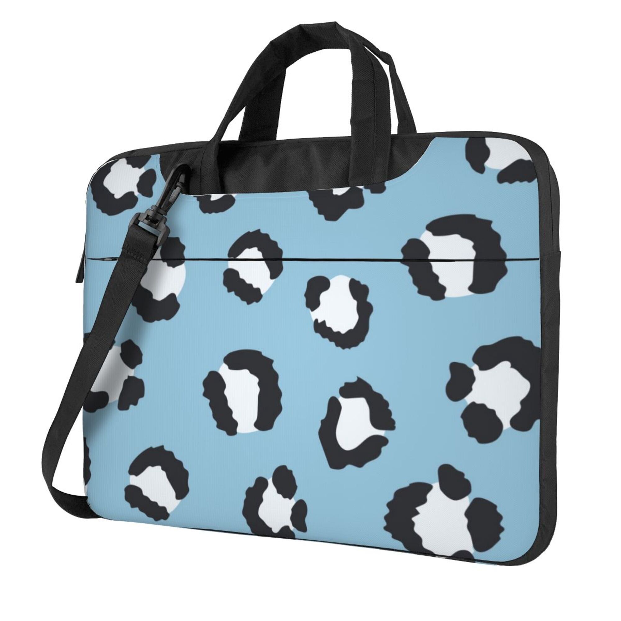 PUREYAH Laptop Case Bag with Compartments for Women, Camouflage Blue ...