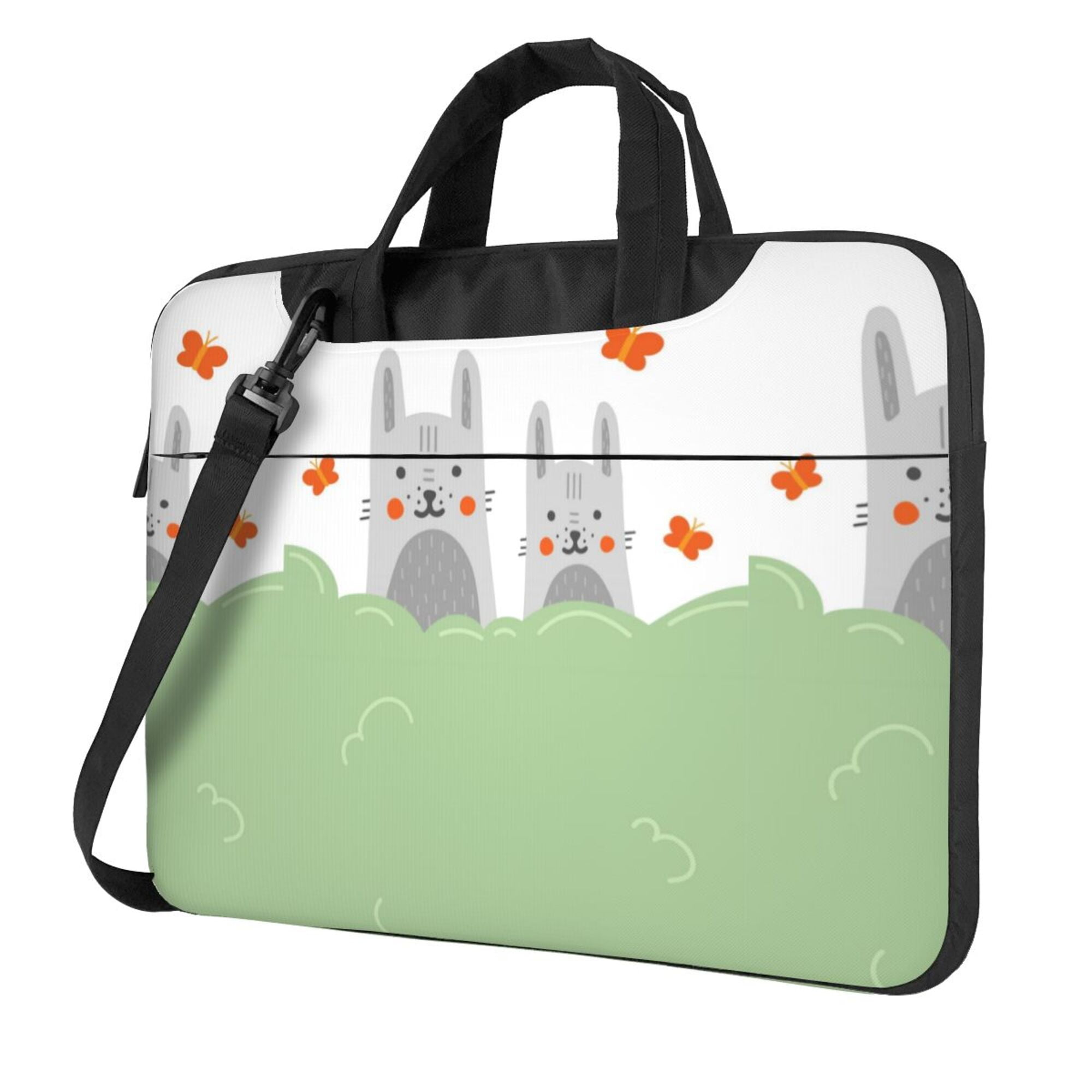 PUREYAH Laptop Case Bag with Compartments for Women, Cartoon Grey ...