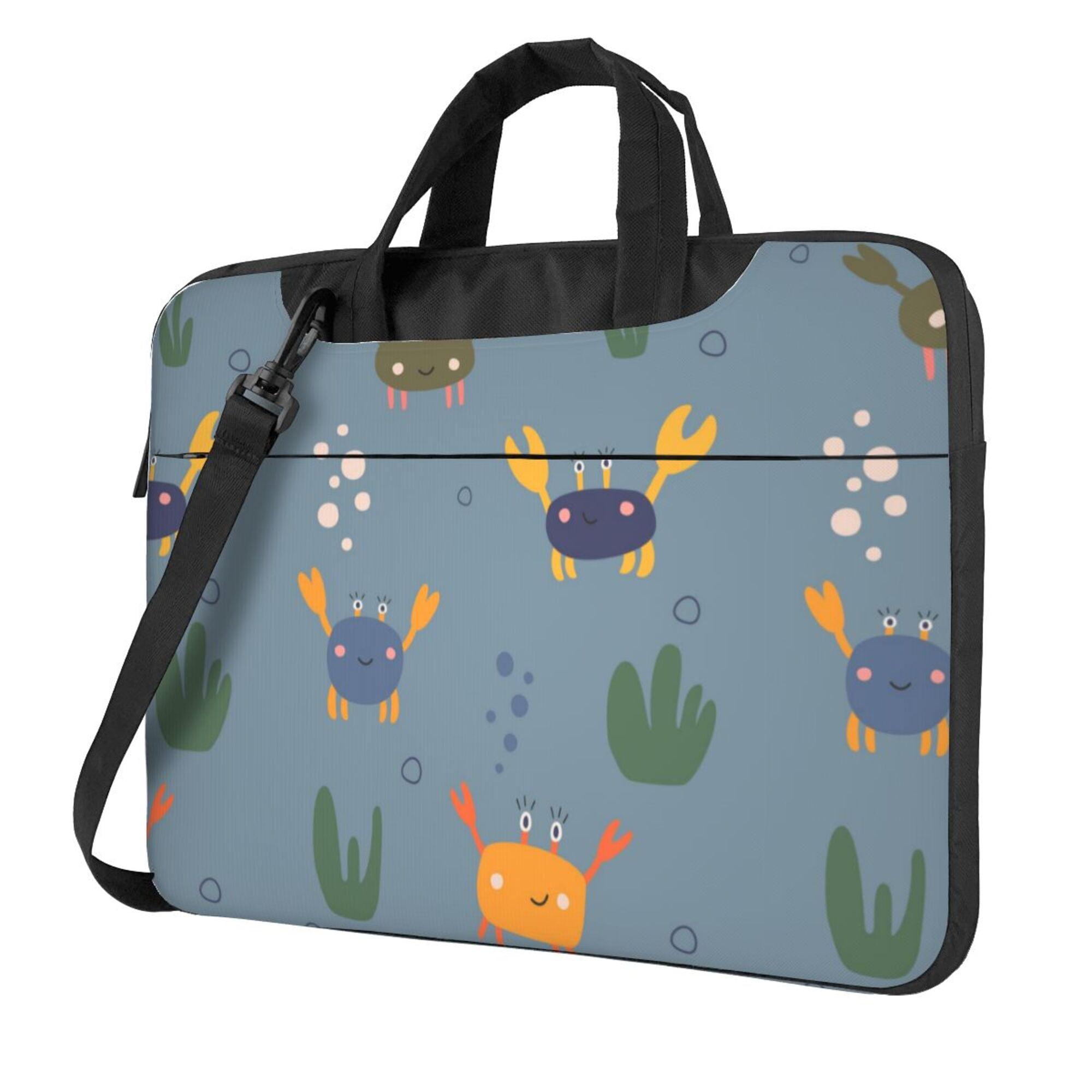 PUREYAH Laptop Case Bag with Compartments for Women, Cartoon Ocean ...