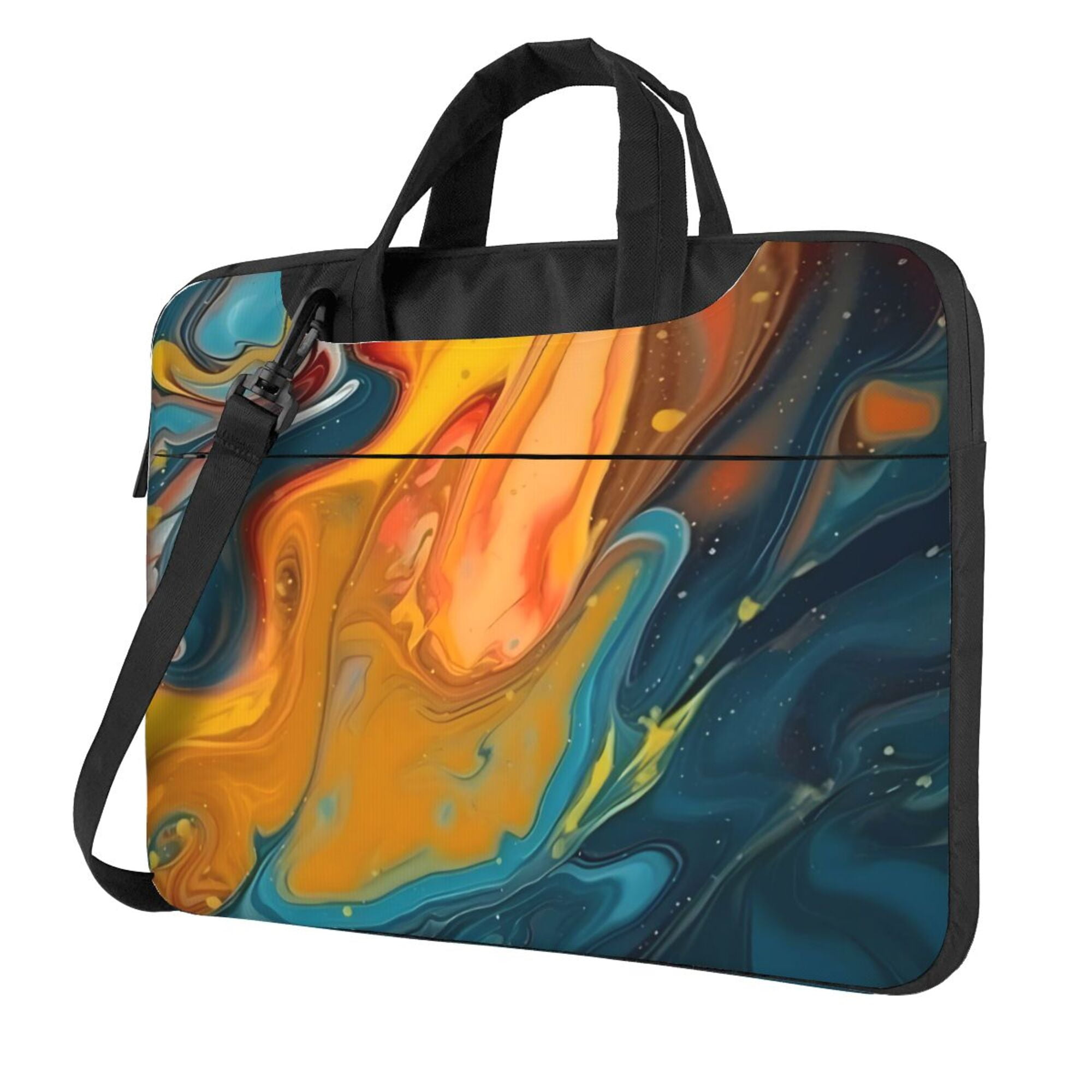 PUREYAH Laptop Case Bag with Compartments for Women, Colorful Elegant ...