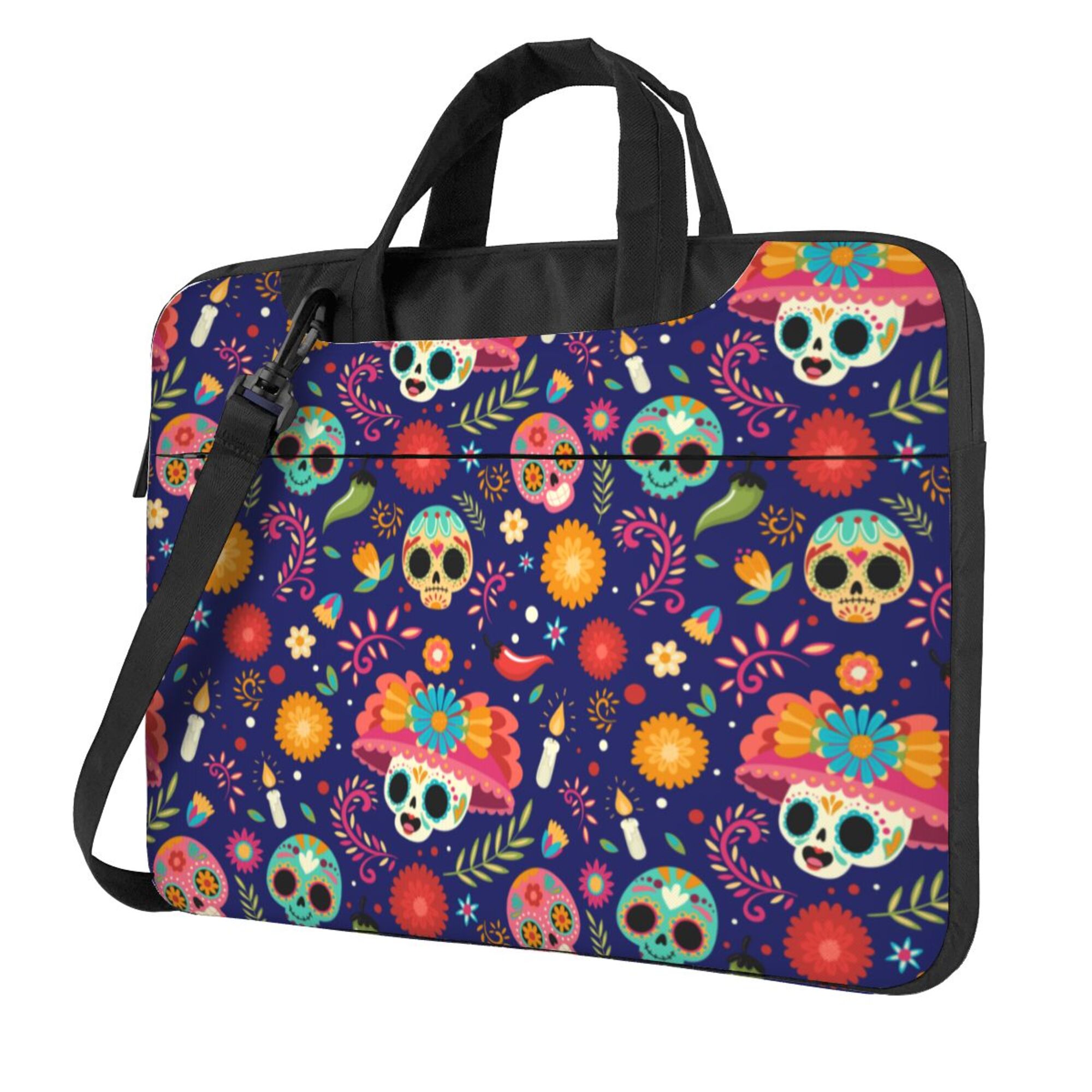 PUREYAH Laptop Case Bag with Compartments for Women, Colorful National ...