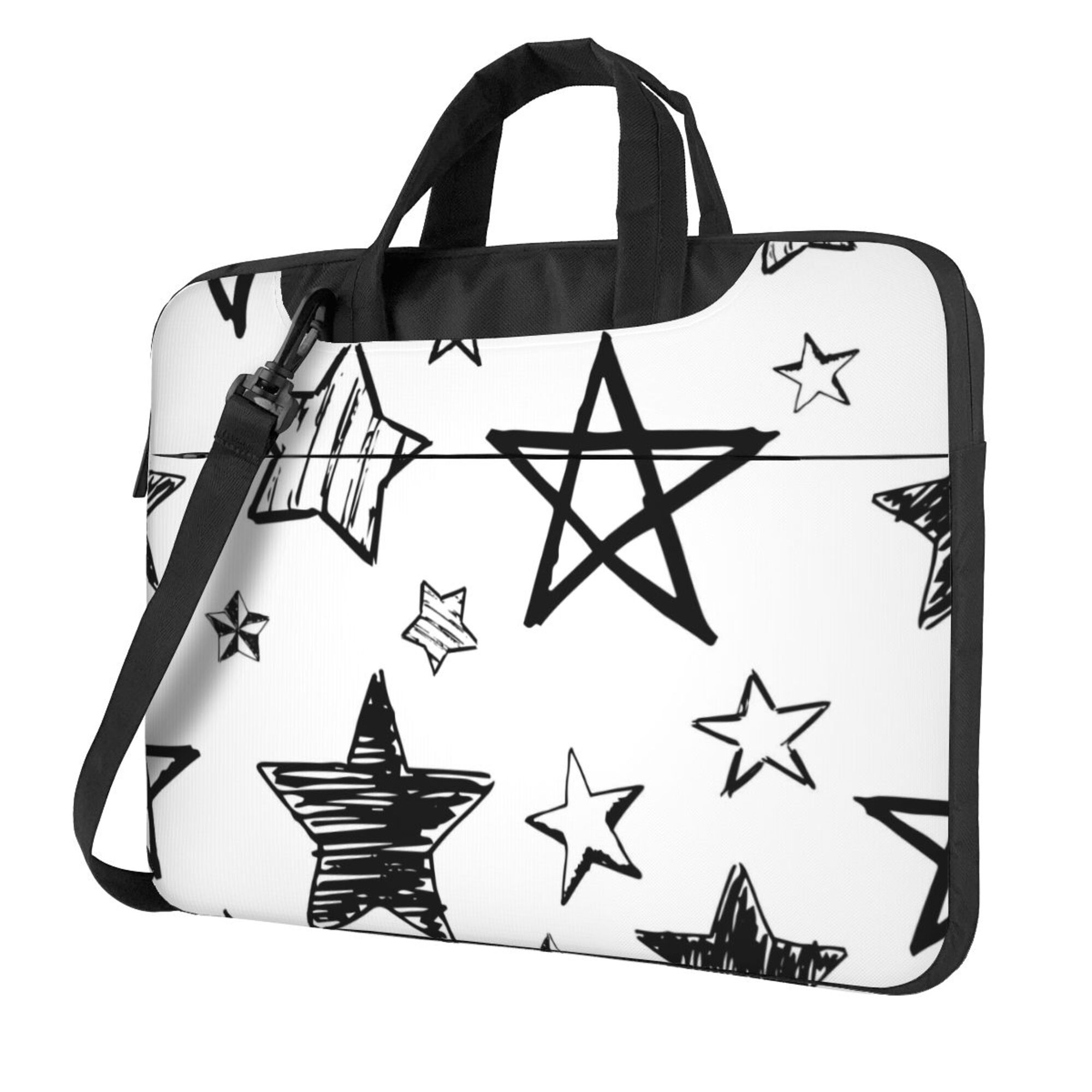 PUREYAH Laptop Case Bag with Compartments for Women, Funny Graffiti ...