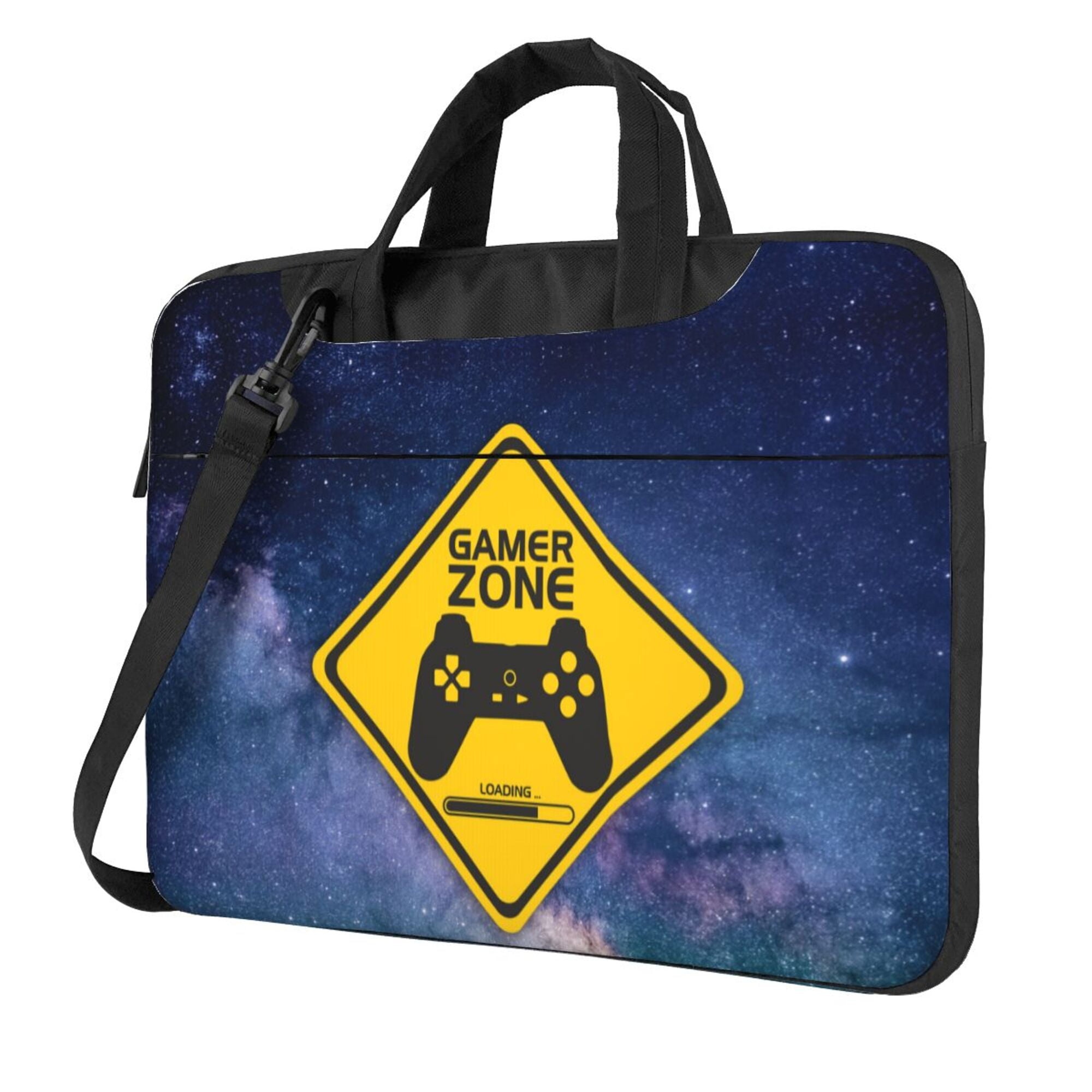 PUREYAH Laptop Case Bag with Compartments for Women, Gaming Zone Yellow ...