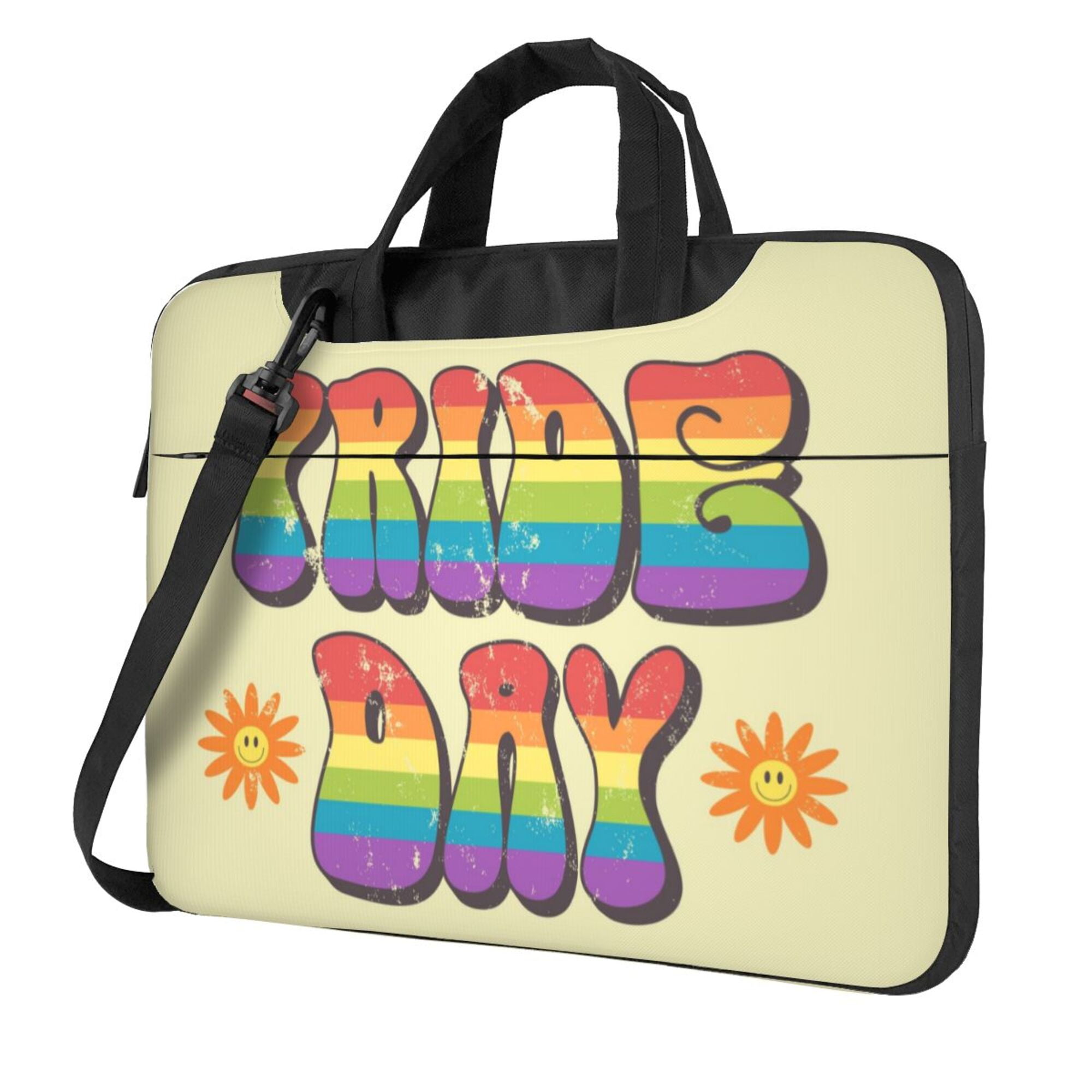 PUREYAH Laptop Case Bag with Compartments for Women, Lgbt Pride Day ...